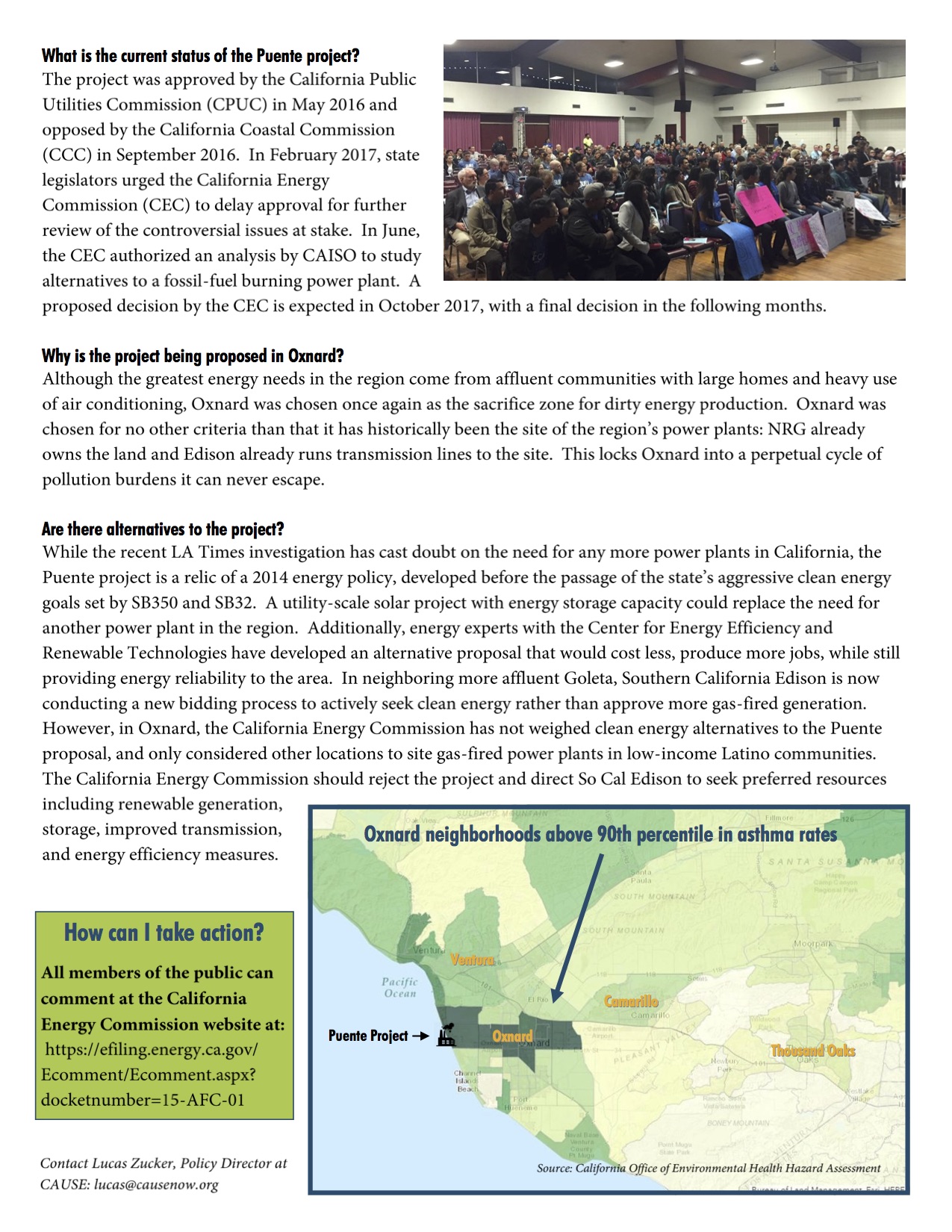 Stand Indivisible with Oxnard. Stop the Puente Power Plant ...