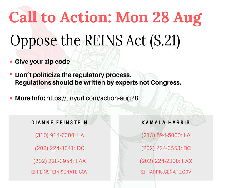 “Regulations from the Executive in Need of Scrutiny” (REINS) Act – Dumb ...