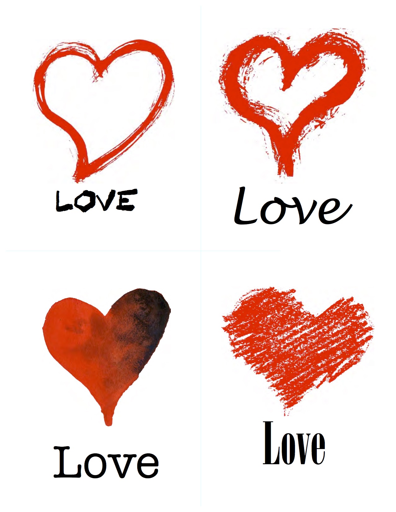 “Love” postcards – INDIVISIBLE VENTURA