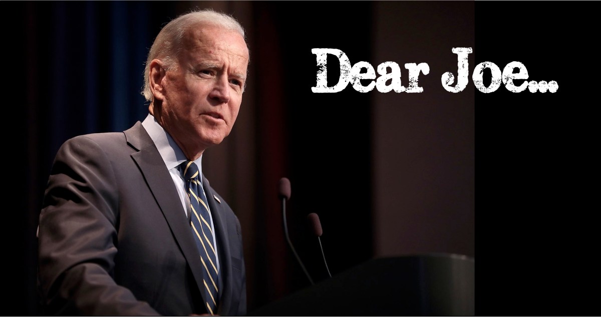 Wednesday, 10/13 – “Dear Joe, did you mean what you said about ...